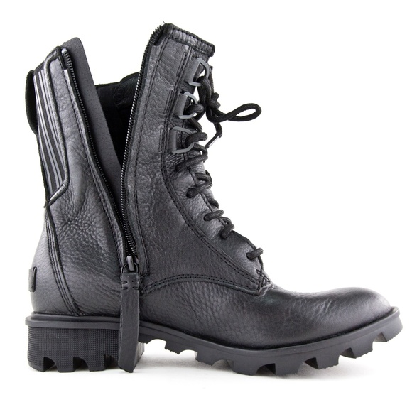 Sorel | Shoes | Sorel Phoenix Waterproof Lace Zip Combat Boots | Poshmark